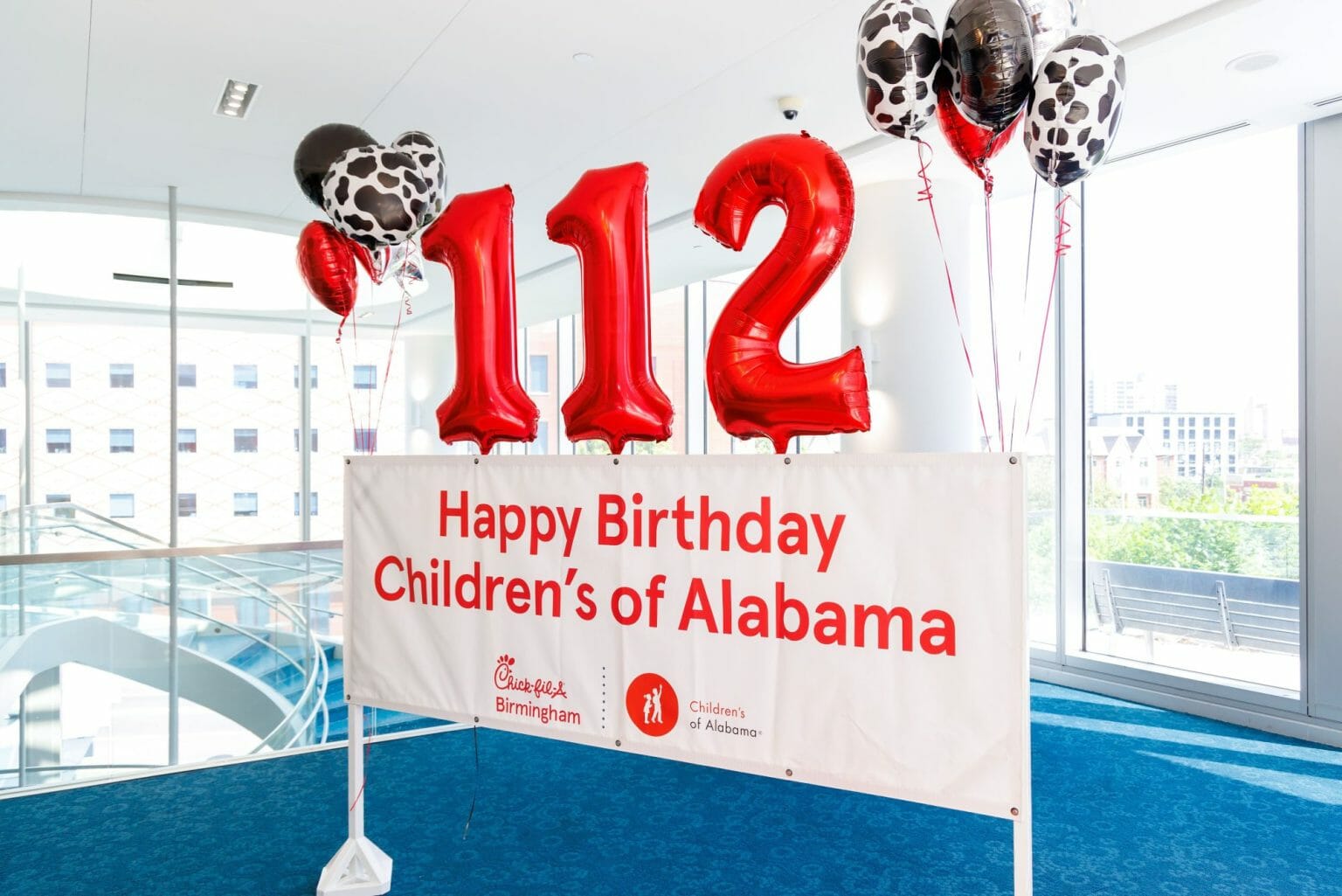 Childrens of Alabama turns 112 sign - Birmingham Christian Family Magazine