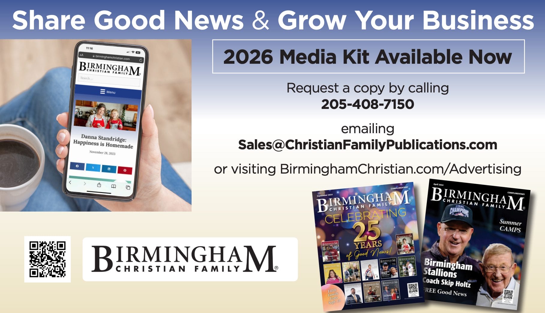 Advertising - Birmingham Christian Family Magazine